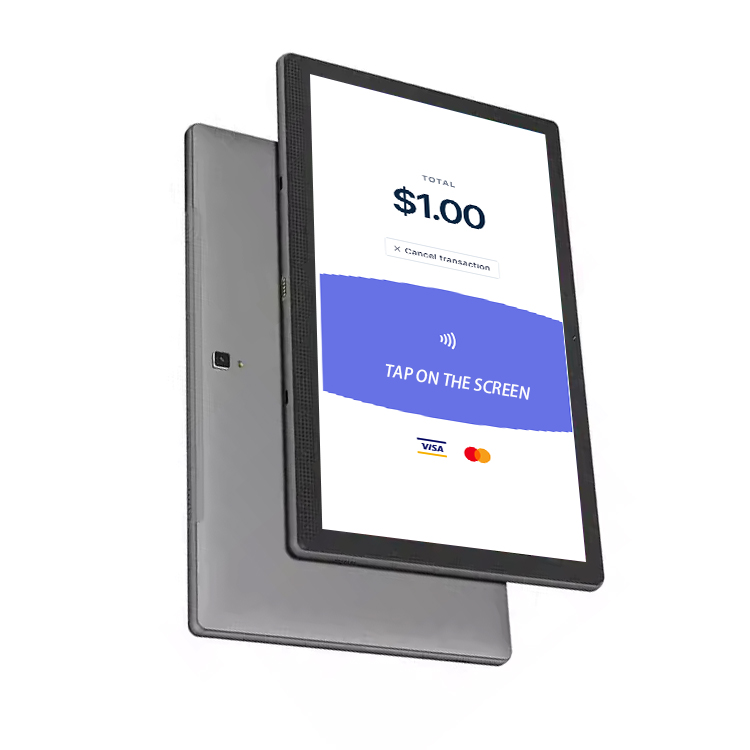 China 14inch Tap to Pay POS Tablet With Front Under Screen NFC Reader ...